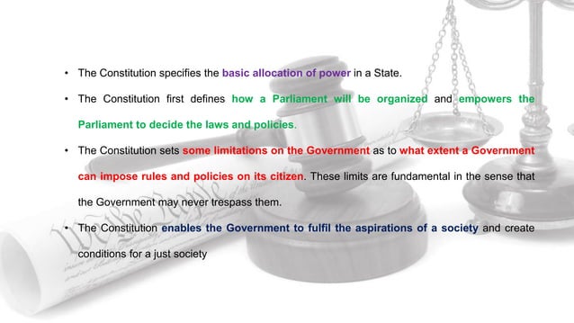 Lecture 02 constitution- meaning, sources and importance | PDF | Civic ...