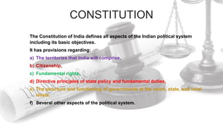 Lecture 02 constitution- meaning, sources and importance | PDF
