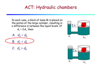 Lecture 02 density, pressure and pascal's principle | PPT