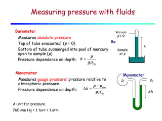 Lecture 02 density, pressure and pascal's principle | PPT