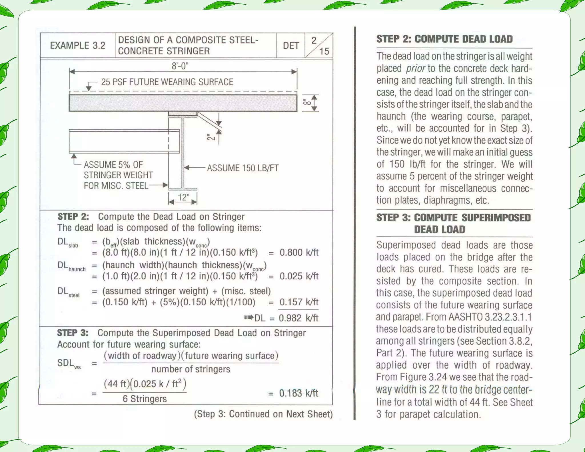 Lecture02 design of composite stringers ( Highway Engineering ) | PPT