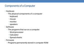 Lecture 02- Introduction to Computerspdf | PPT