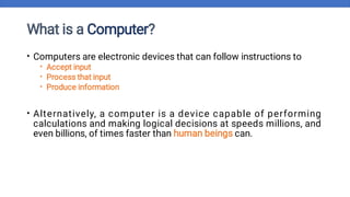 Lecture 02- Introduction to Computerspdf | PPT
