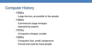 Lecture 02- Introduction to Computerspdf | PPT
