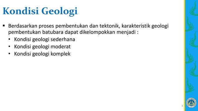 Lecture 02 - Kondisi Geologi dan Eksplorasi Batubara untuk Tambang Terbuka - ok.pptx