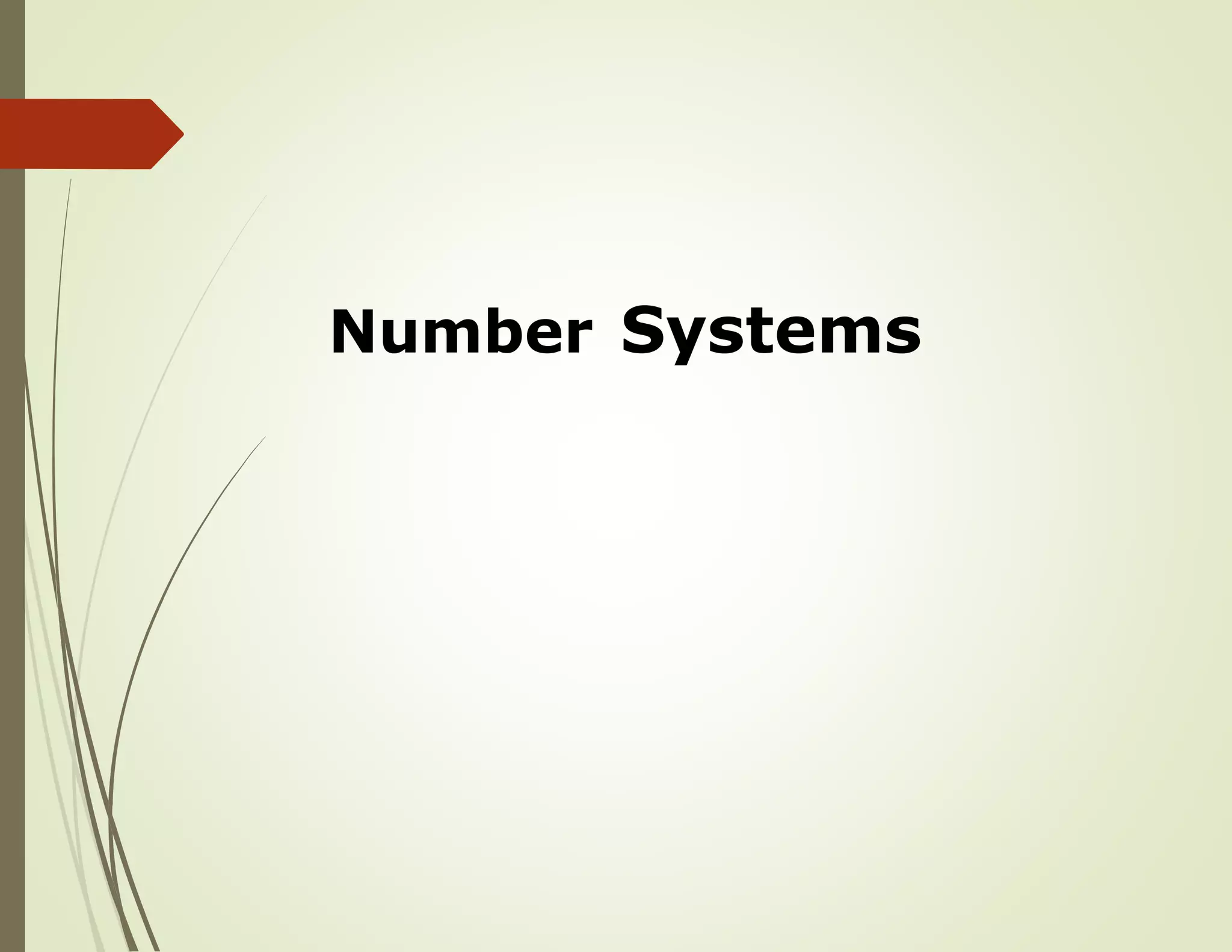 Number Systems | PPTX