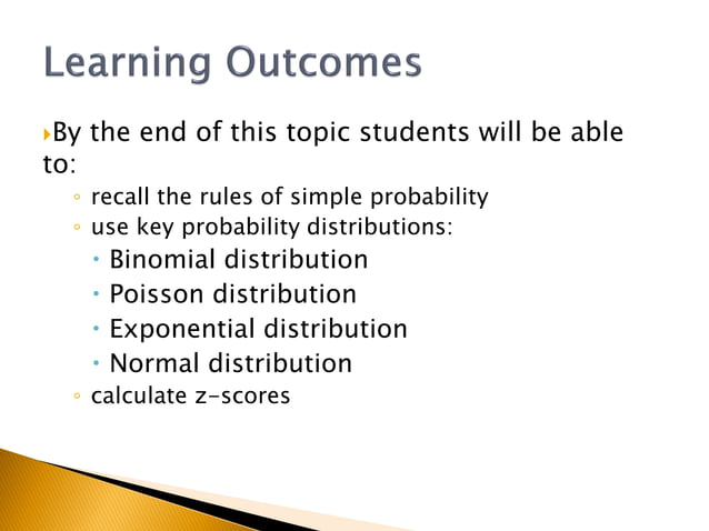 Lecture 02 Probability Distributions | PPT