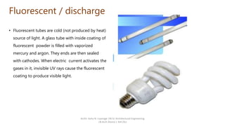 Lecture 02 type of lighting | PPTX