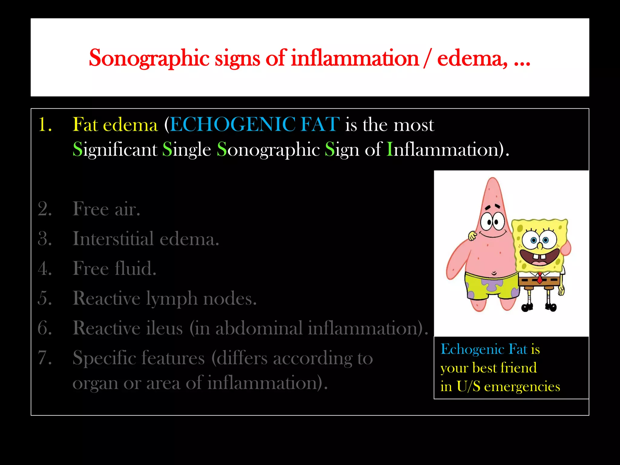 Emergency Ultrasound Course -Lecture 02 -Urgent sonographic signs -Part ...