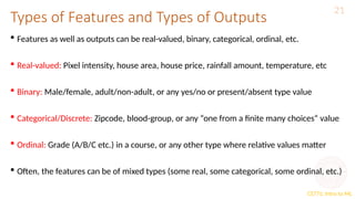 Lecture 02 - Warming-up and Data and Features -Plain.pptx