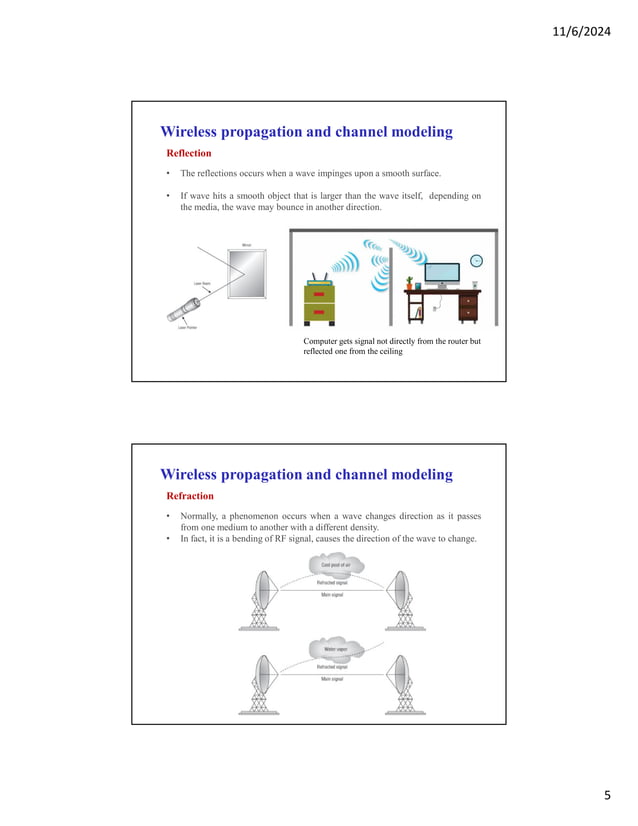 Lecture 02-Wireless propagation and channel modeling | PDF