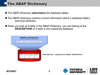 Lecture02 abap on line | PPT
