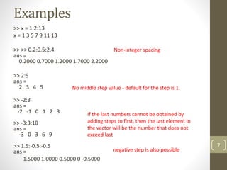 MATLAB - Arrays and Matrices | PPTX