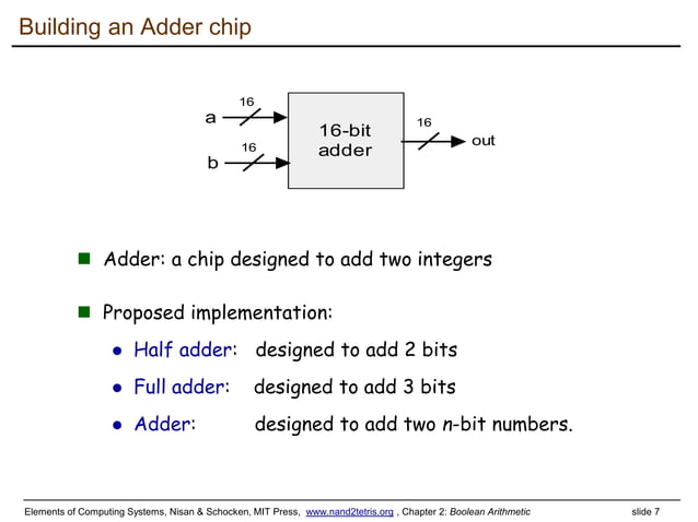 lecture 02 Boolean arithmetic.ppt