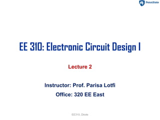 Lecture_02_diode_unannotated_PQL microelectronics by sedra | PPTX