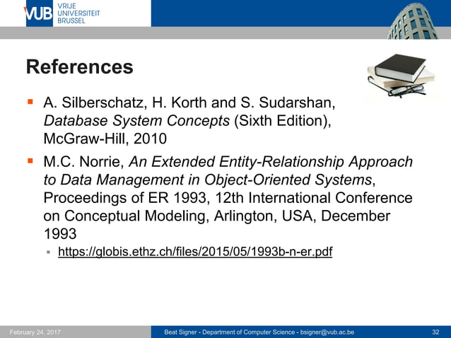 Extended Er Model And Other Modelling Languages Lecture 2 Introduction To Databases