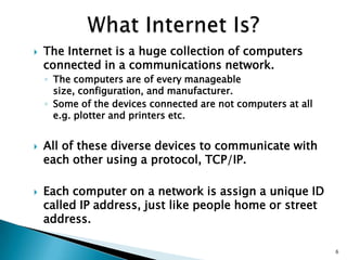 Lecture 02 fundamental concepts of internet and www khalid khan | PPTX