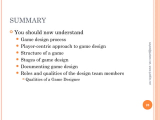 Lecture 02 game_design_components_and_process | PPT