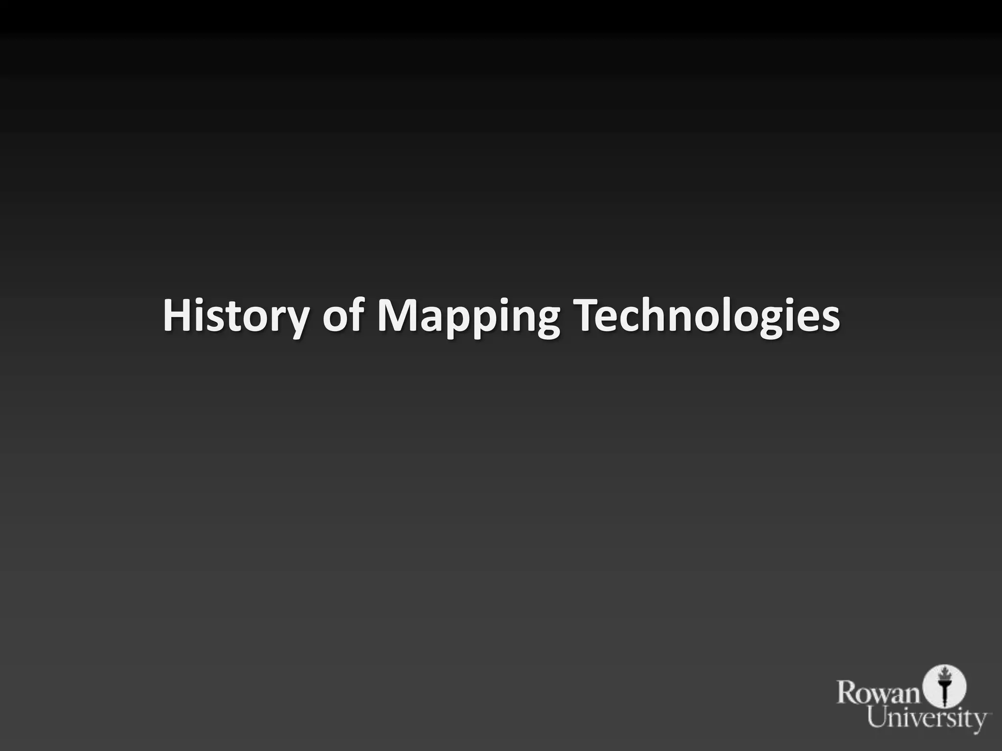 IMGIS - Brief History of Mapping | PPTX