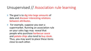 Lecture 02 ml supervised and unsupervised | PPT