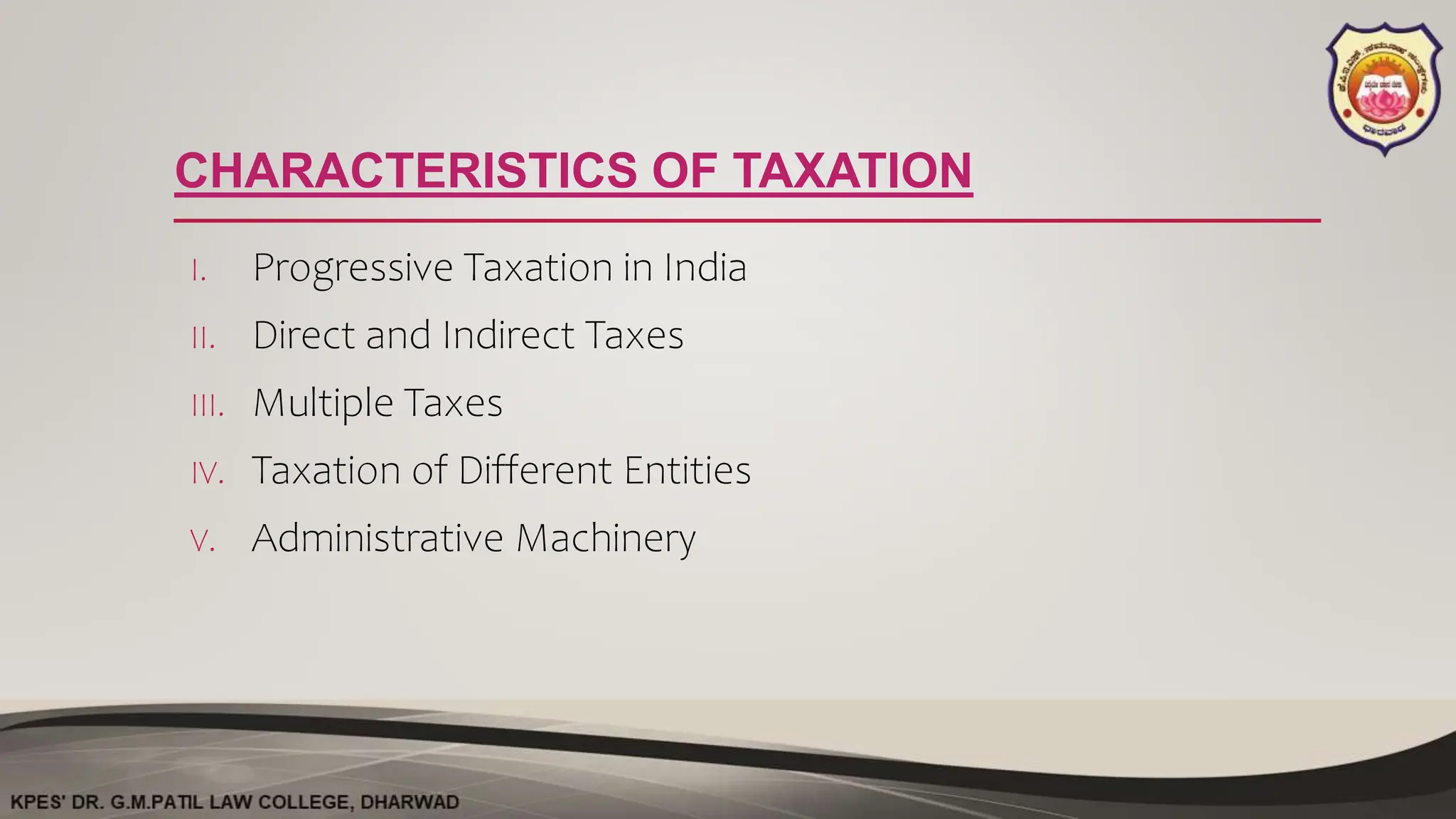 Lecture_02_Nature and Characteristics of Tax.pptx