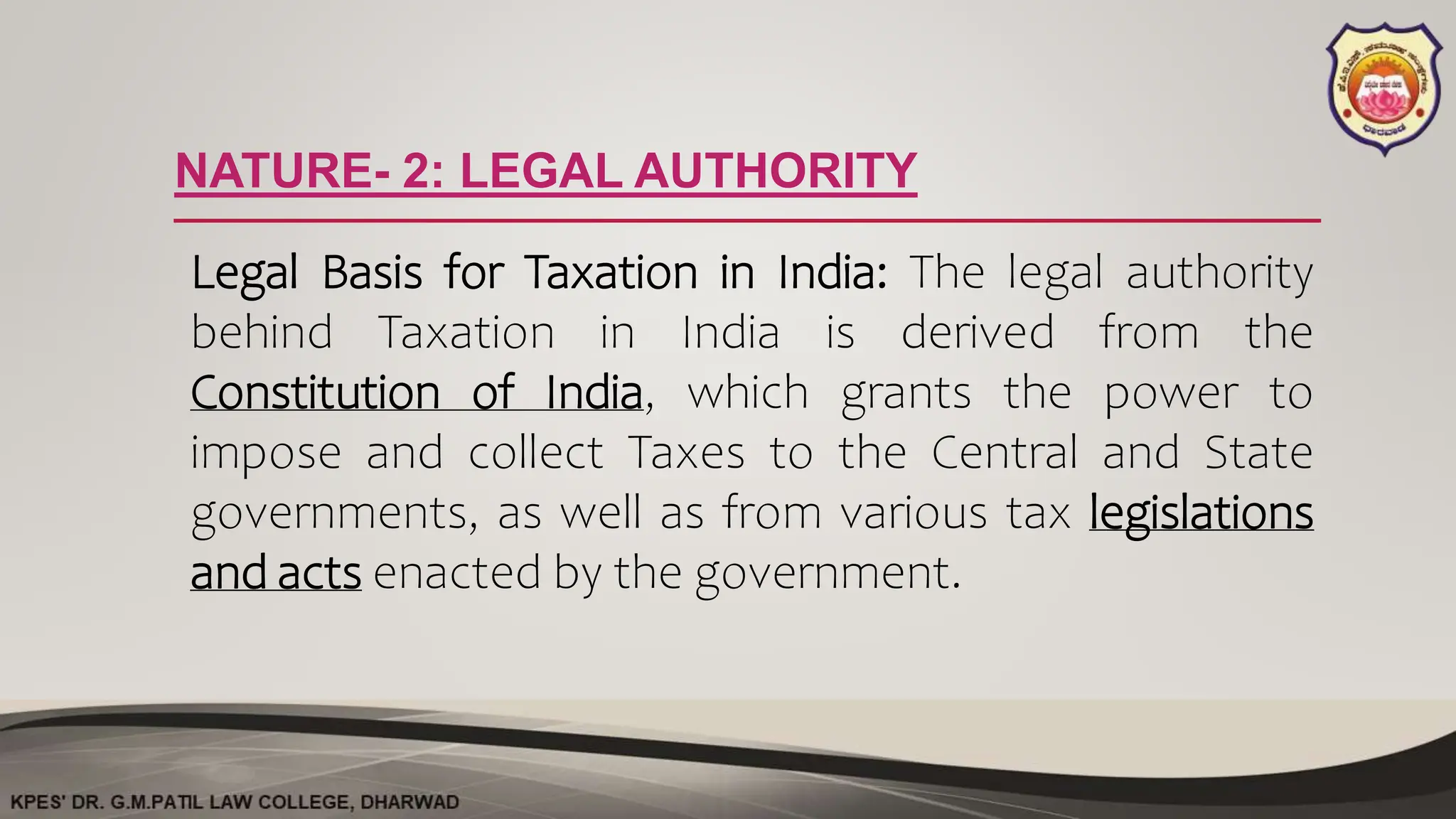 Lecture_02_Nature and Characteristics of Tax.pptx