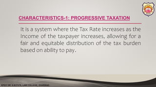 Lecture_02_Nature and Characteristics of Tax.pptx
