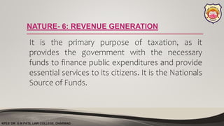 Lecture_02_Nature and Characteristics of Tax.pptx