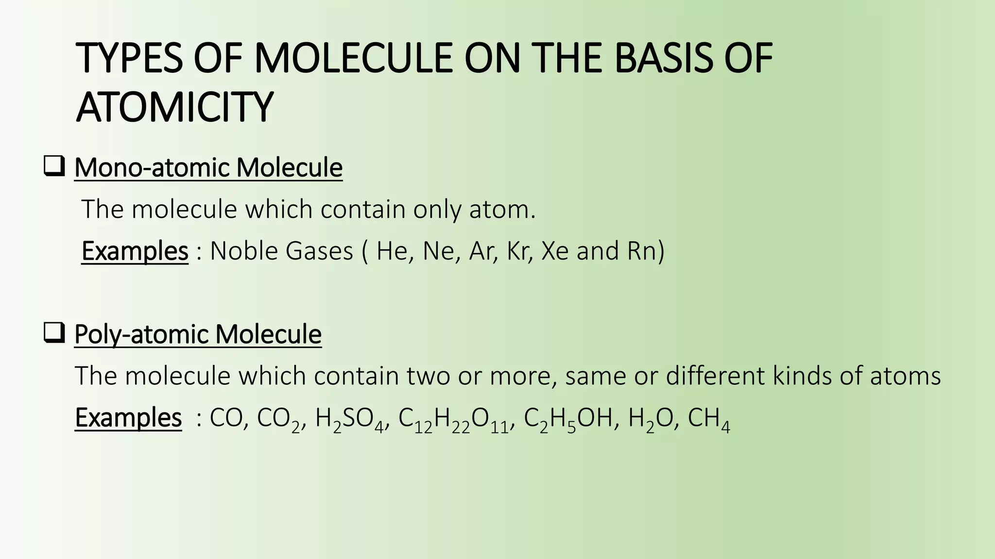 MOLECULE | PDF