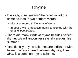 Lecture 02: Poetics and Poetry: An Introduction | PPT