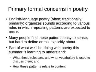 Lecture 02: Poetics and Poetry: An Introduction | PPT