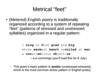 Lecture 02: Poetics and Poetry: An Introduction | PPT