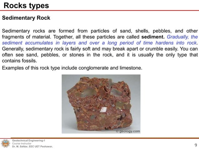 Lecture_02 Soil and its constituents, type of rock, type of soil. (Last ...