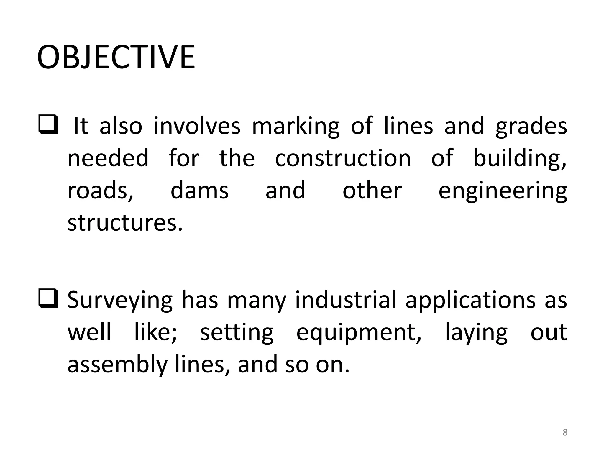 Lecture 02 types of surveying | PPTX