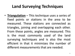 Lecture 02 types of surveying | PPTX