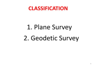 Lecture 02 types of surveying | PPTX