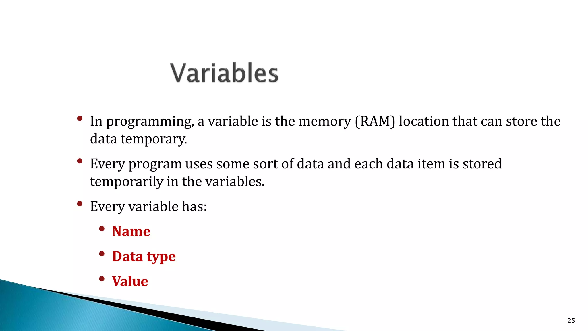 C Computer Programming Language Datatypes Operatorslecture 03 04 Ppt