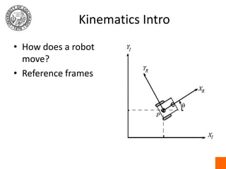 Lecture 03 - Kinematics and Control | PPTX