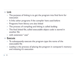 Introduction to Computer and Programming - Lecture 03 | PPT