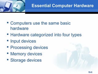 Parts of the Computer System | PPT