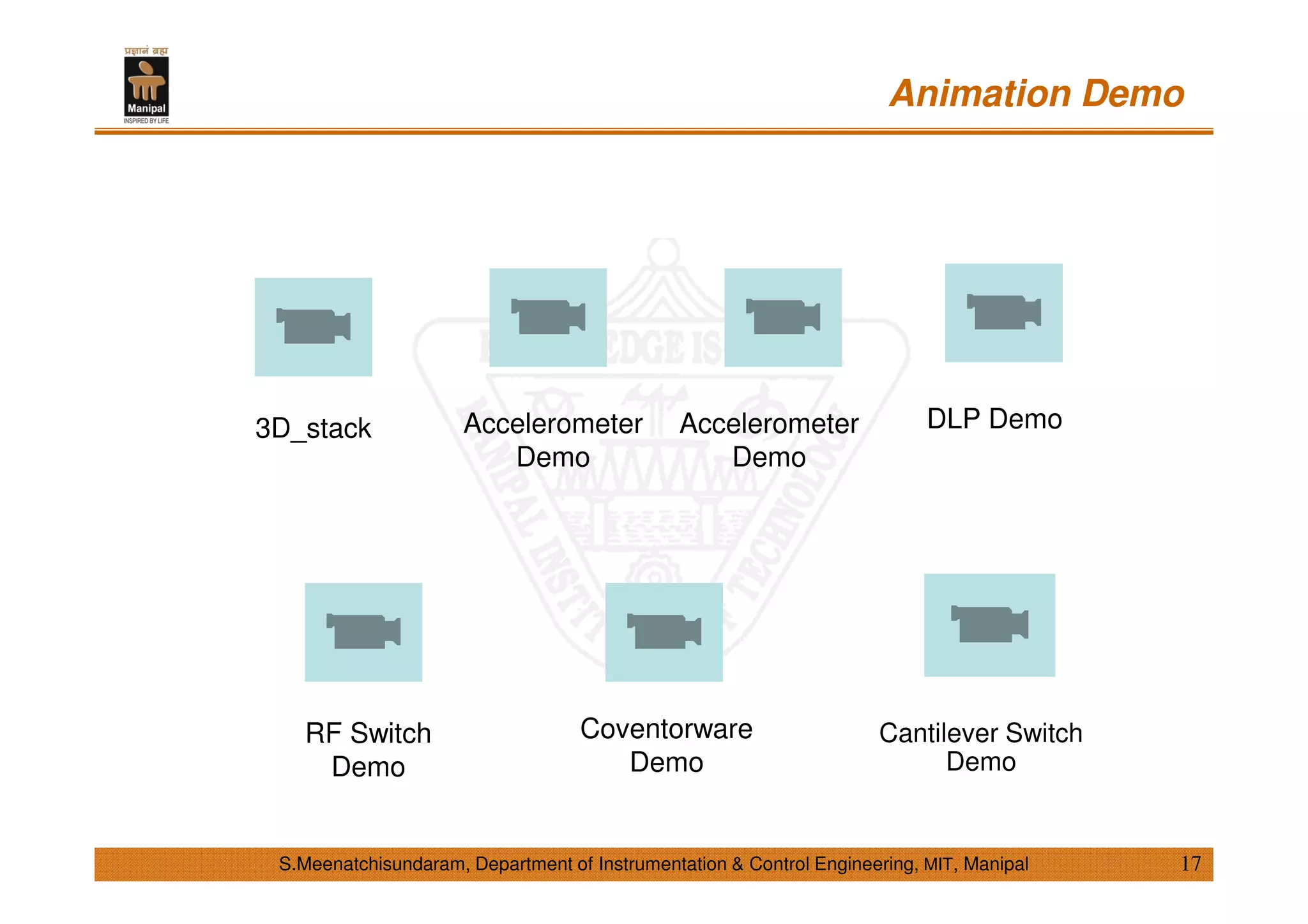 Micro Electro Mechanical Systems (MEMS) Class Materials - Lecture 03 | PPT