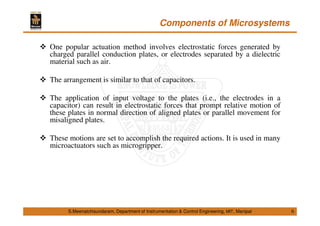 Micro Electro Mechanical Systems (MEMS) Class Materials - Lecture 03 | PPT