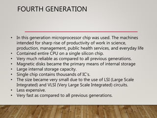 Generations of computer | PPTX