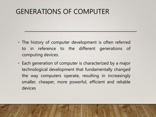 Generations of computer | PPTX
