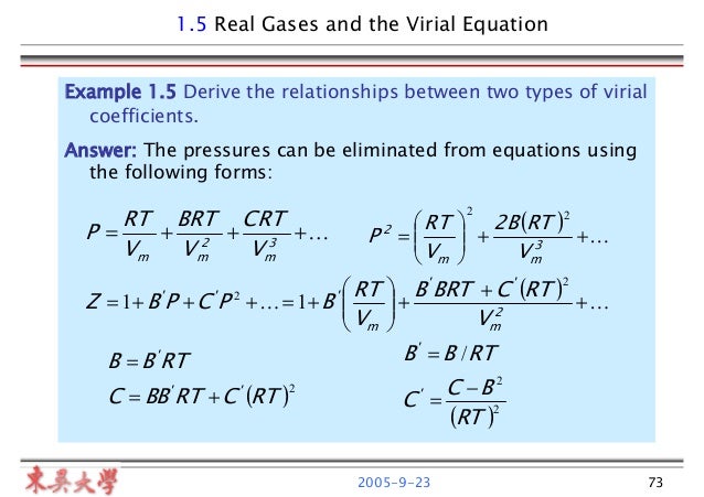 Real Gases and the Virial Equation