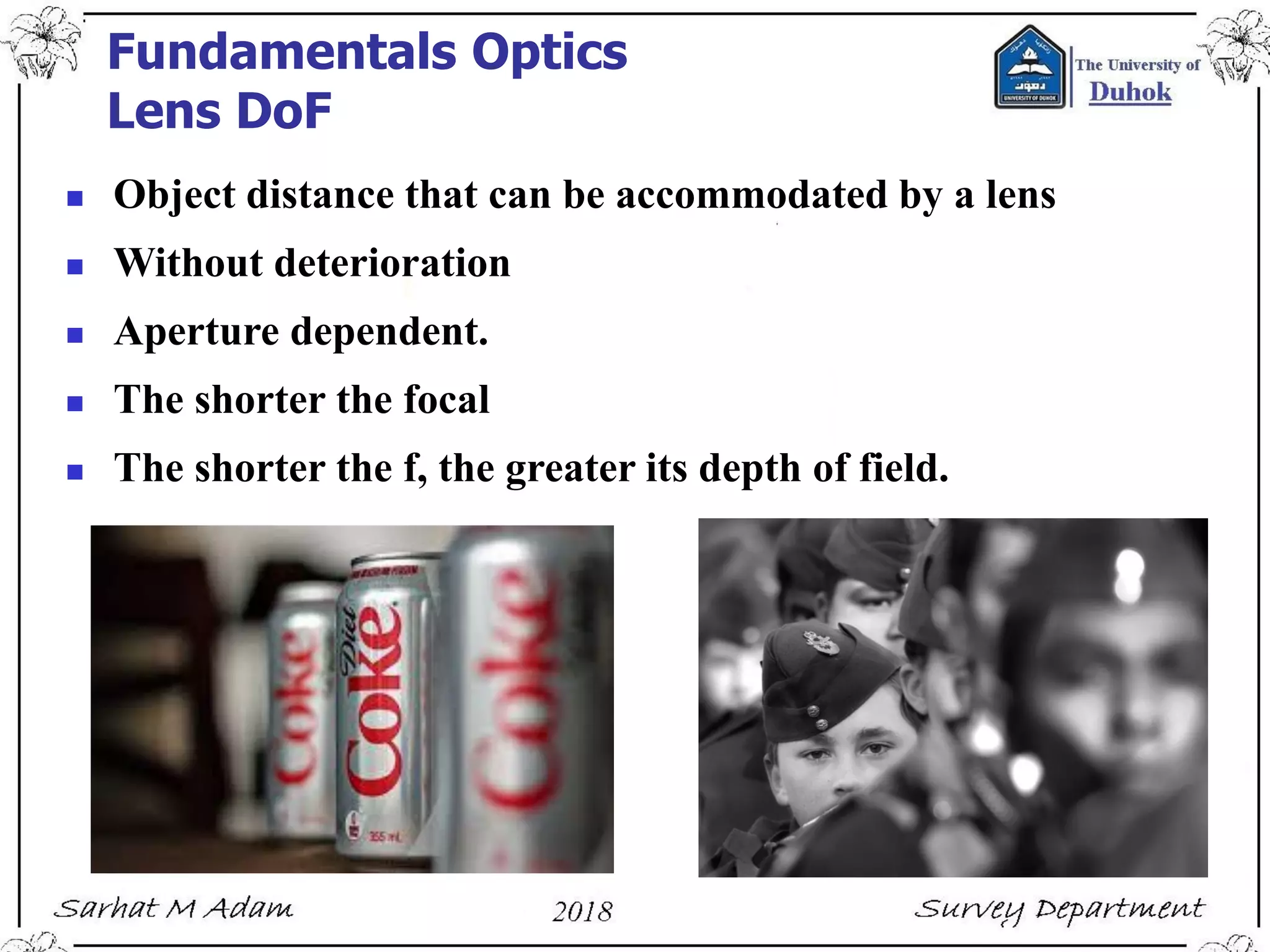 Lecture03: Fundamentals Optics | PDF