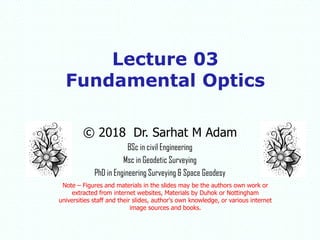 Lecture03: Fundamentals Optics | PDF