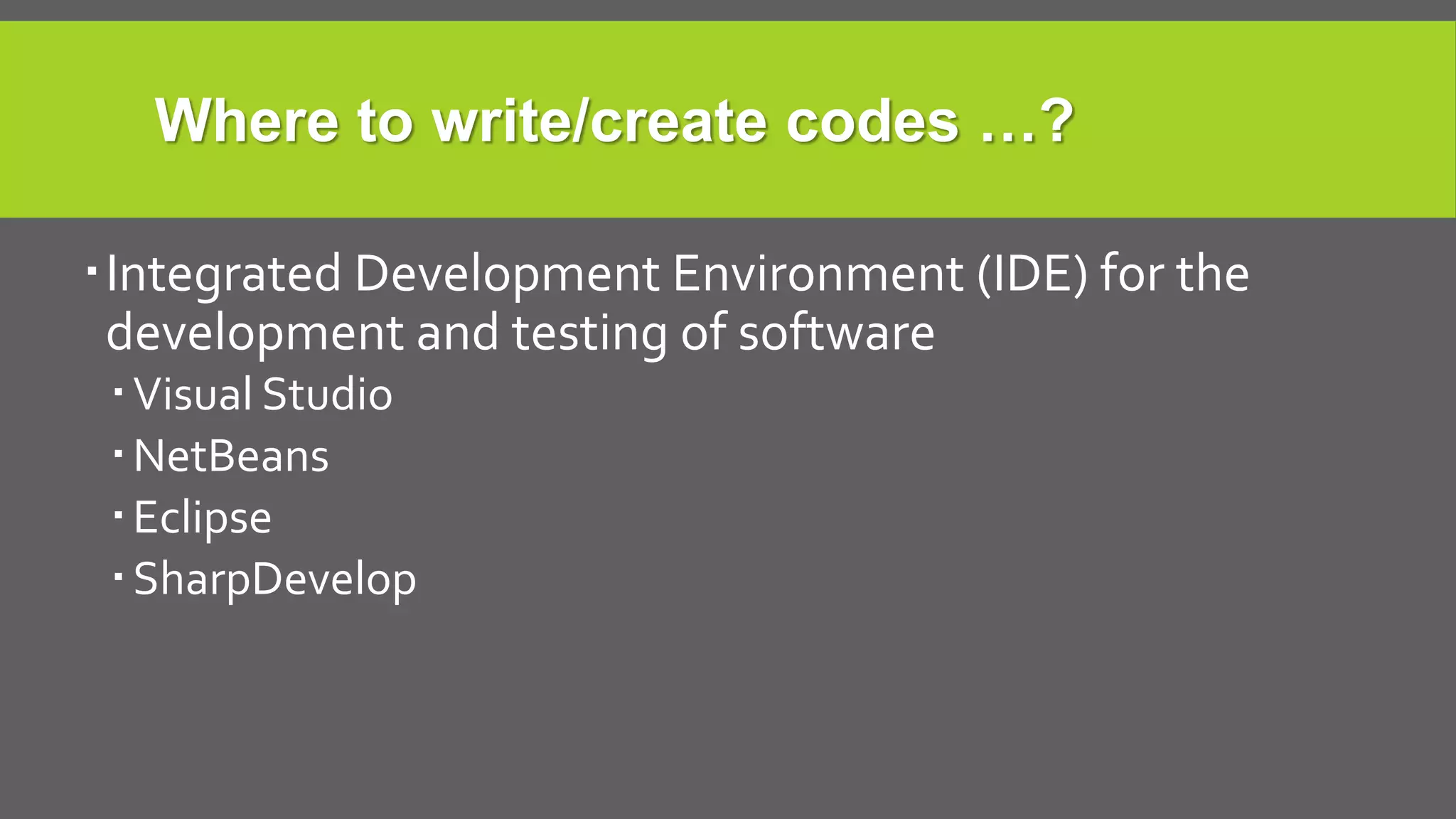 Introduction to C# Programming | PPTX