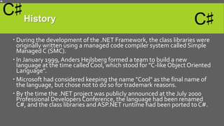 Introduction to C# Programming | PPTX