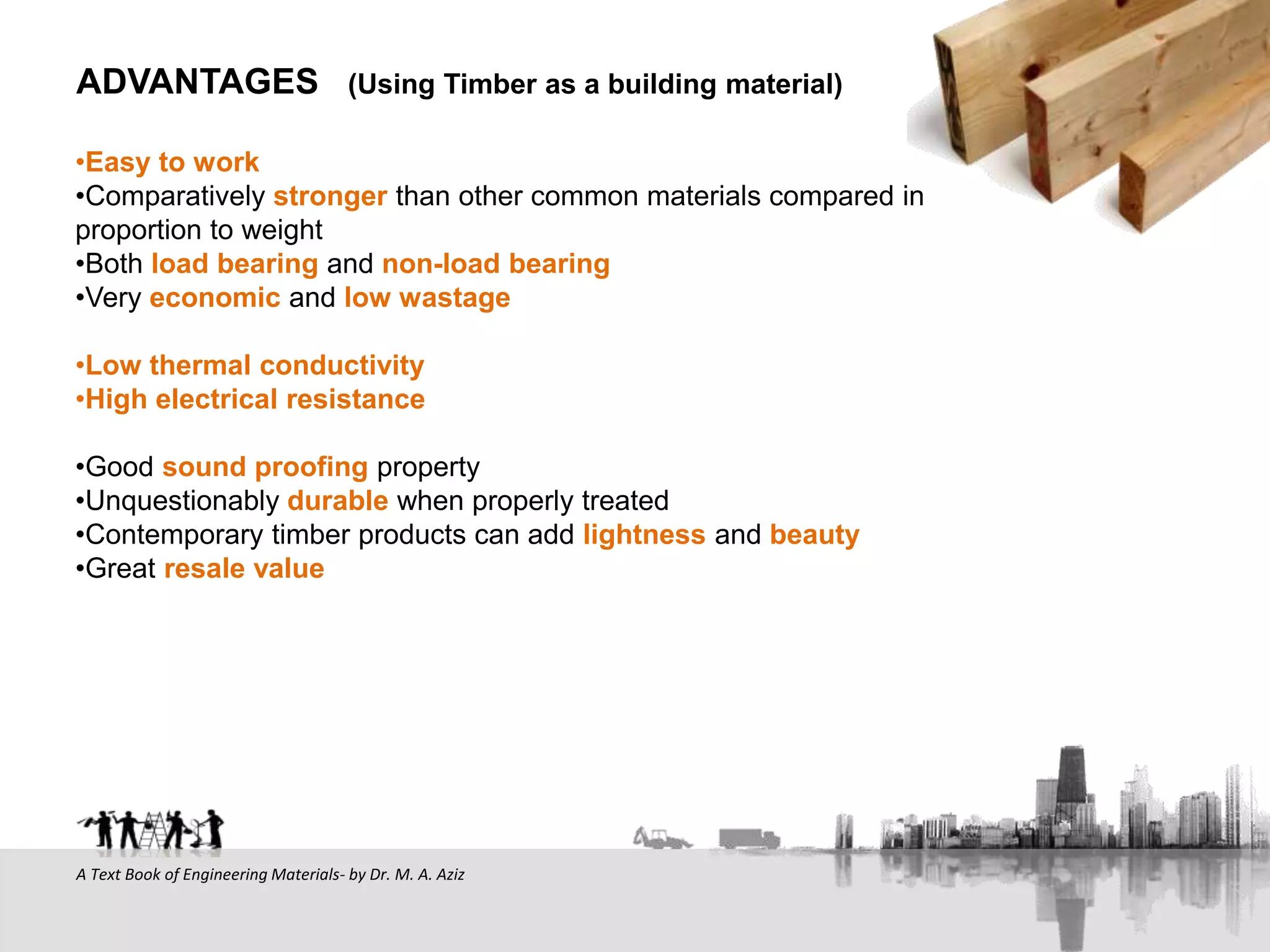 Timber as Building material | PPTX